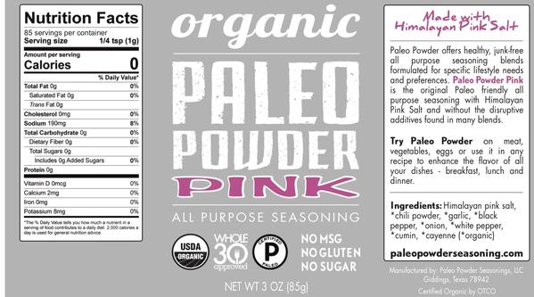 Paleo Powder Seasoning — Certified Paleo, Keto by the Paleo Foundation