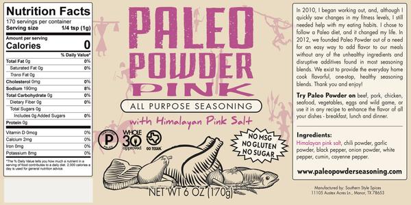 Paleo Powder Seasoning — Certified Paleo, Keto by the Paleo Foundation